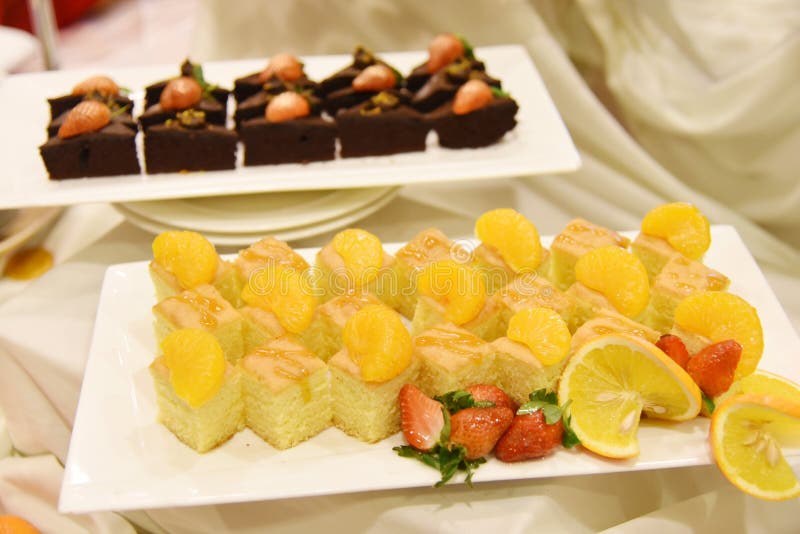 Sweet cakes. stock image. Image of custard, candy, bakery - 177125907