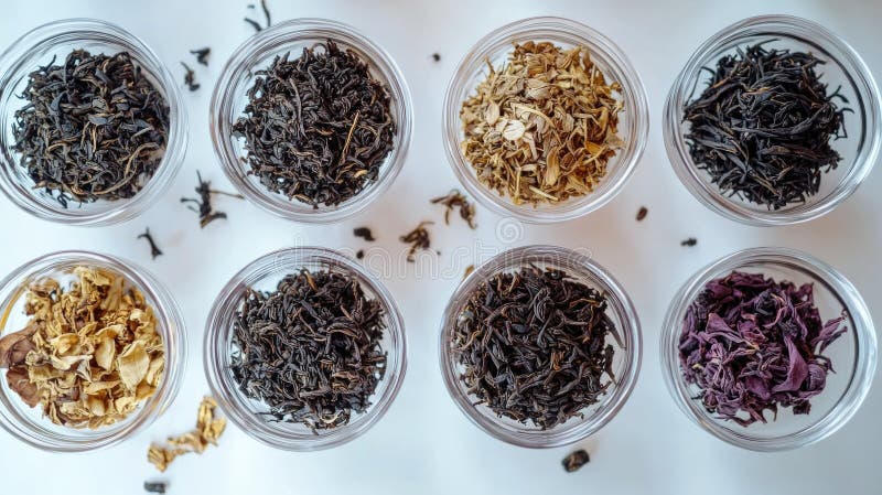 Selection Teas Glass Containers Stock Photos - Free & Royalty-Free ...