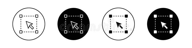 Selection tool icon stock vector. Illustration of editable - 307757503
