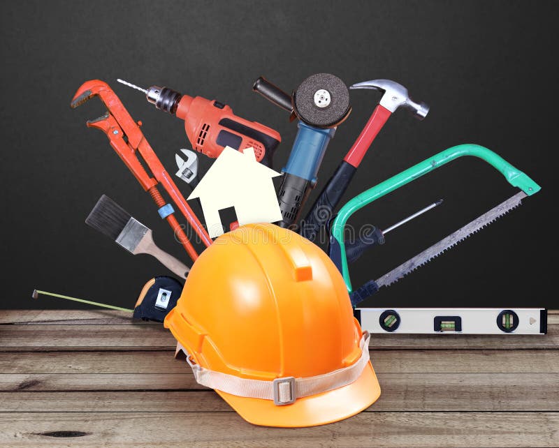 Construction tools stock photo. Image of implement, architecture - 7779880