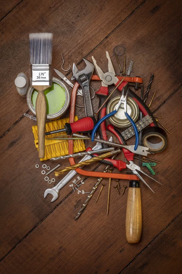 Selection of tools stock image. Image of repair, restoration - 202910295