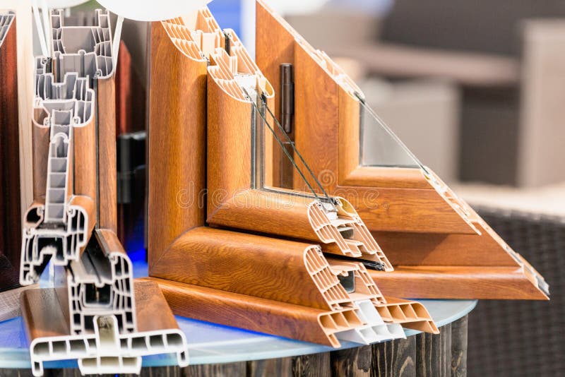 Selection of Window Profiles Stock Photo - Image of frame, insulation ...