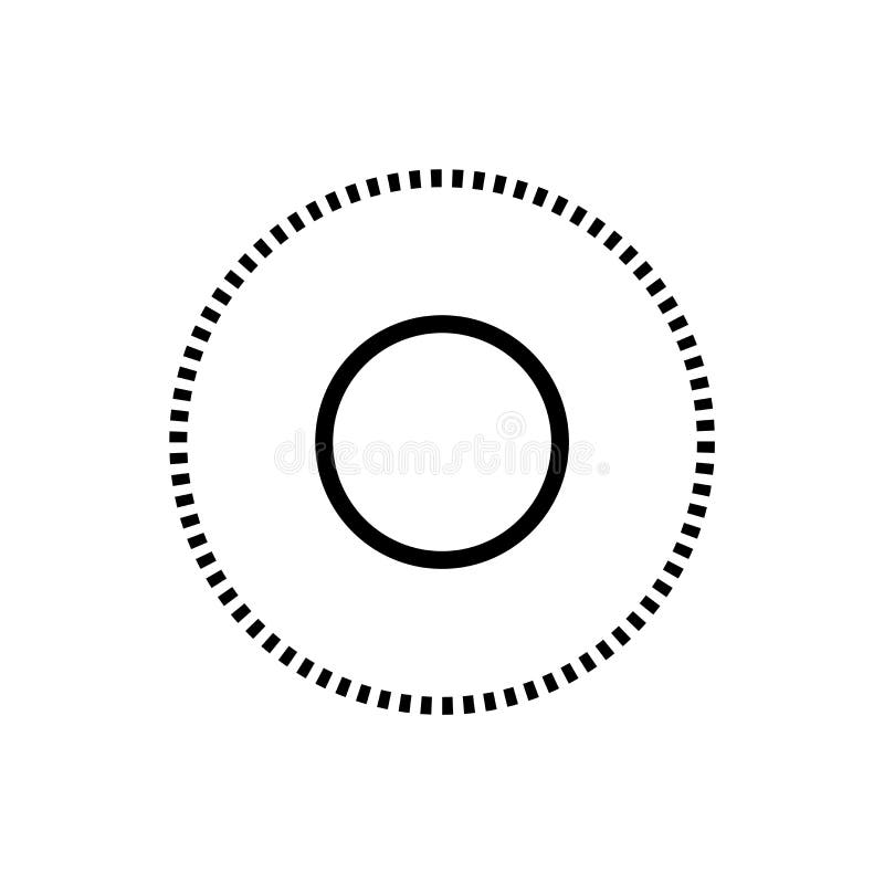 Selectioned Circle Icon Vector Sign and Symbol Isolated on White ...