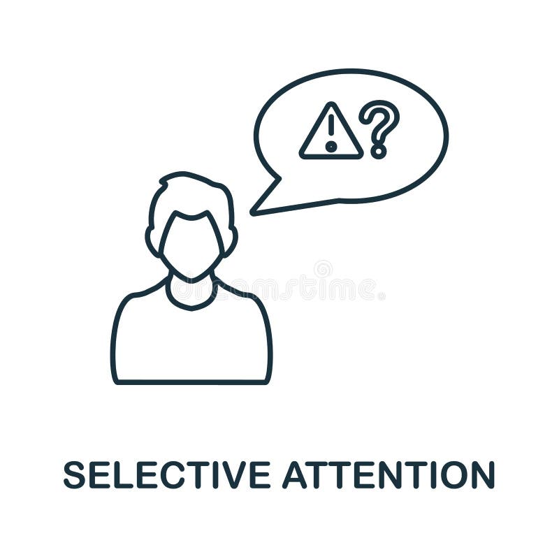 Selective Attention Stock Illustrations – 1,354 Selective Attention ...
