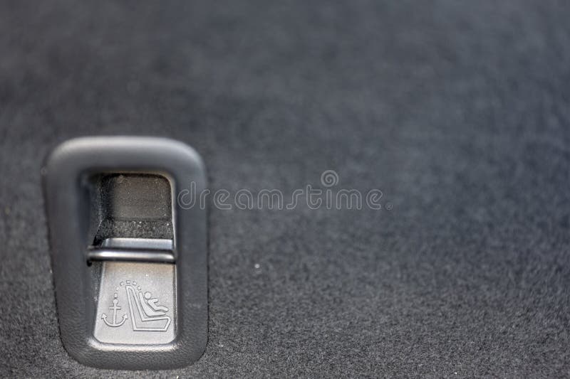Selective Focus on an Anchor Point for a Forward-facing Child Car Seat ...