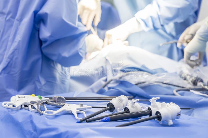 Minimal Invasive Surgery Instrument Portals on the Surgical Table ...