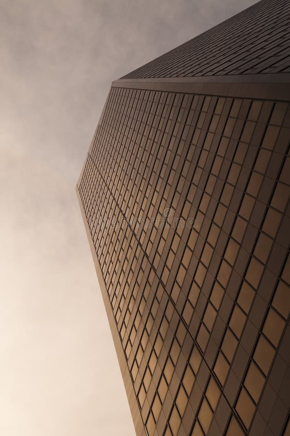 Golden Skyscraper stock photo. Image of steel, stone - 29742732