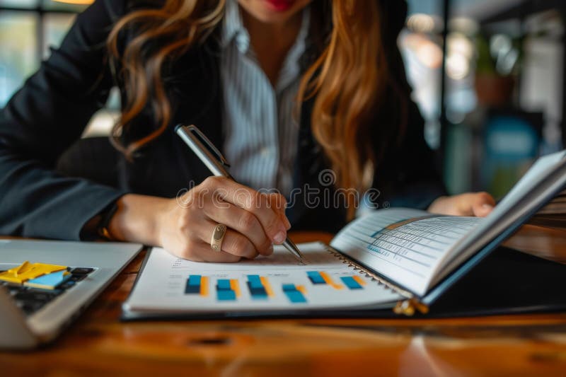 Selective Focus on the Businesswoman& X27;s Hand, Writing Down Tasks ...
