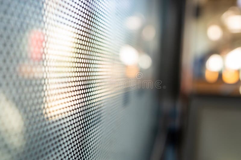 One Way Vision Sticker Film with Dot Pattern on Glass of Train`s Window ...