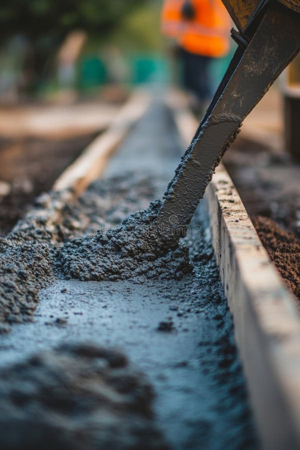 Selective Focus on Concrete Pouring Process during Commercial Floor ...