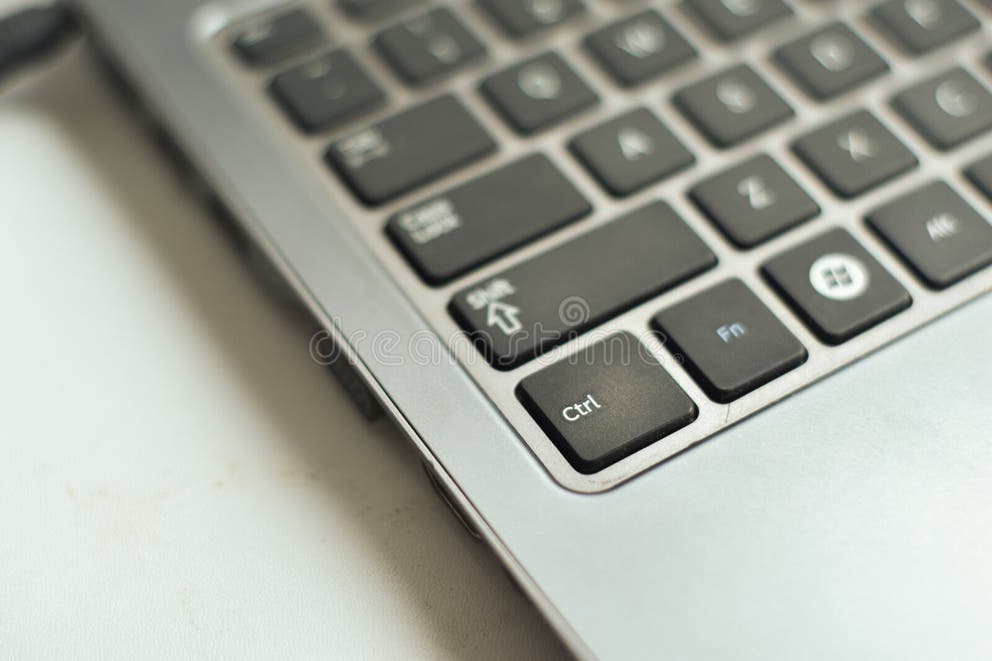 Selective Focus of Ctrl Key on Laptop Keyboard Stock Photo - Image of ...