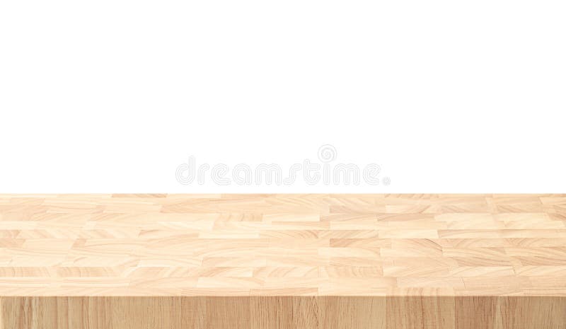 Selective Focus.end Grain Wood Table,counter Top with Clipping Path ...