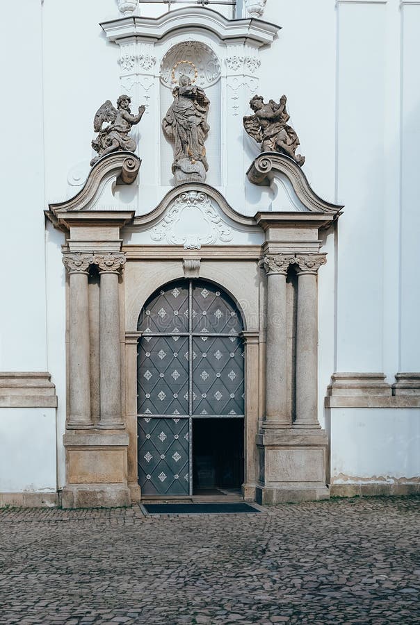 Selective Focus on the Entrance Group of the Strahov Monastery Stock ...