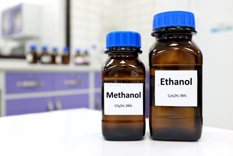 Ethanol, Pure Ethyl Alcohol In Bottle Stock Image - Image of alcohol ...