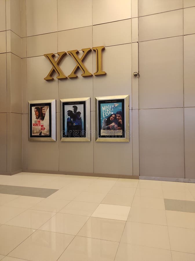 Selective Focus of Film Posters in the Theater Editorial Photography ...