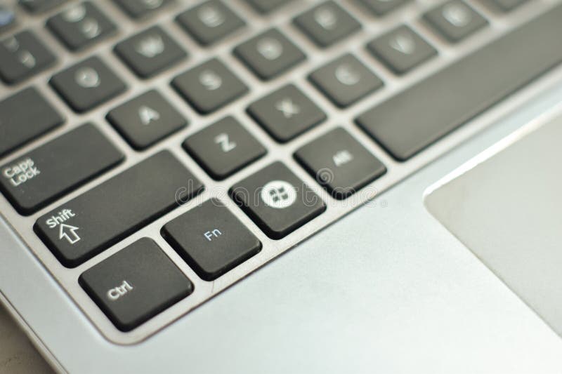 Selective Focus of Fn Key on Laptop Keyboard Stock Photo - Image of ...