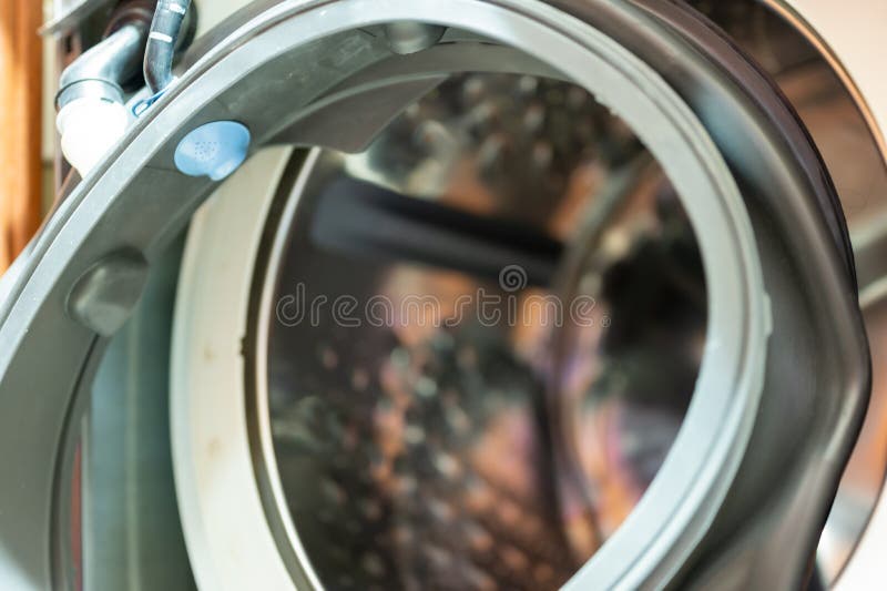 Selective Focus on the Gasket Mount of a Front Loading Washing Machine ...