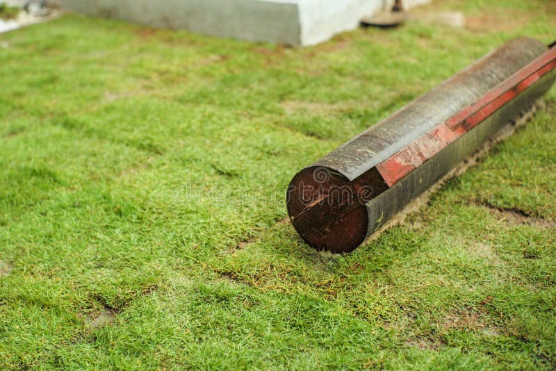 Selective Focus on the Hand of Workman Installing the Steel Support on ...