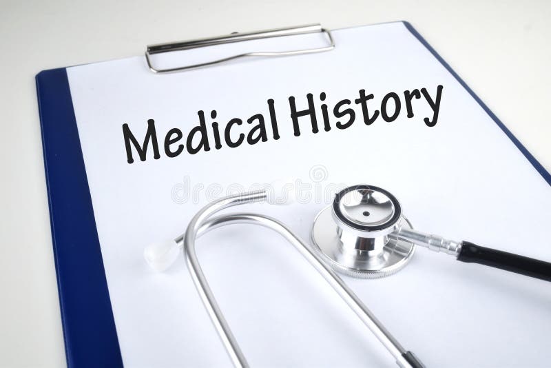 Selective Focus Image Stethoscope with Medical History Wording. Medical ...