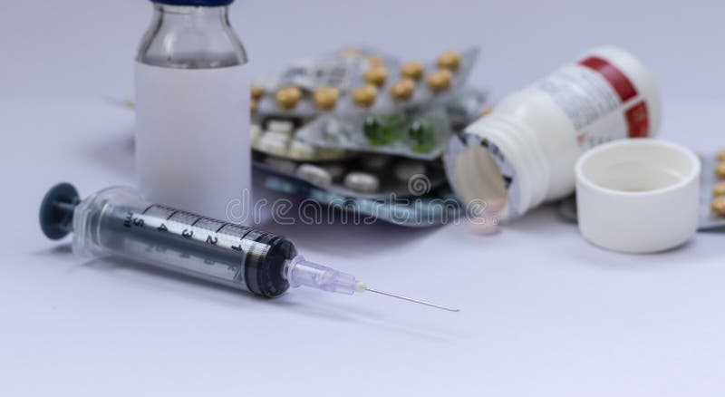 Medical Science and Injection Stock Photo - Image of care, doctor ...