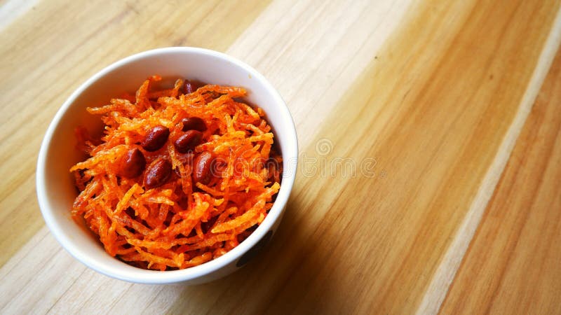 Selective Focus of Kentang Mustofa. it is a Traditional Food Typical of ...