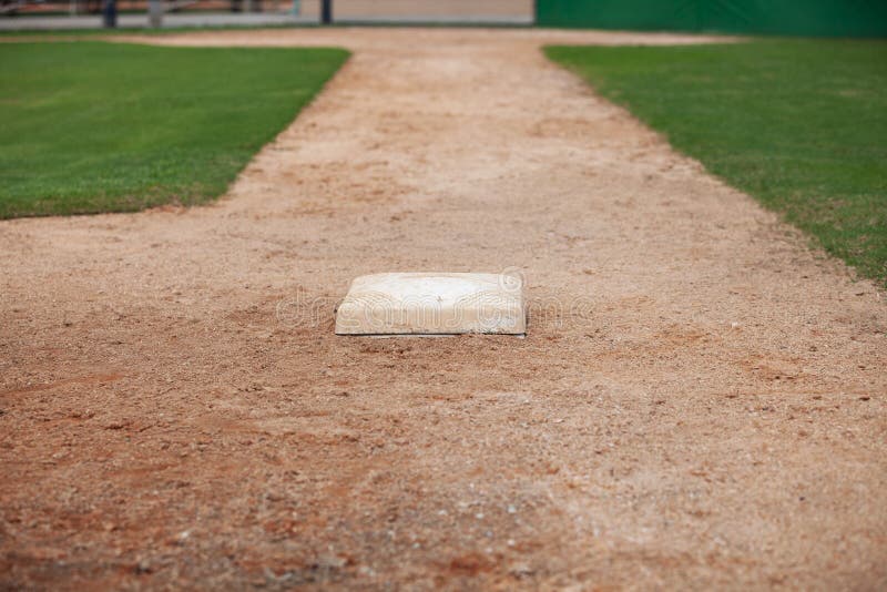 Red Baseball Infield Background Stock Photo - Image of dirt, crushed ...