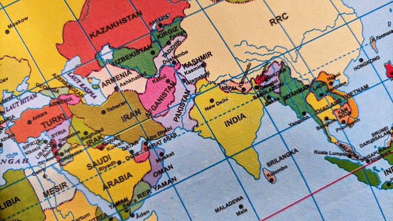 Kashmir Region South Asia Political Map Stock Photos - Free & Royalty ...