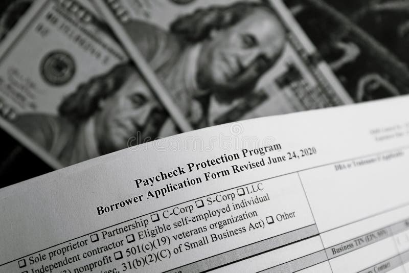 Selective Focus Monochrome Photo of Paycheck Protection Program ...