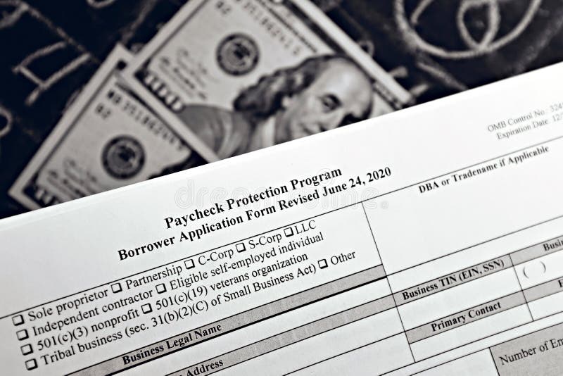 Selective Focus Monochrome Photo of Paycheck Protection Program ...