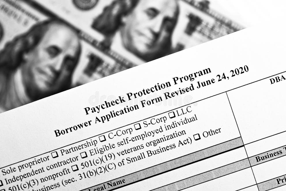 Selective Focus Monochrome Photo of Paycheck Protection Program ...