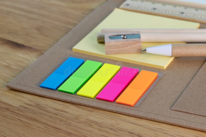 Selective Focus Multicolored Square Colorful Sticky Notes on Book Note ...