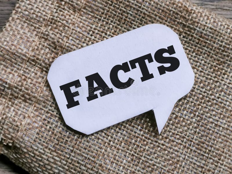 Focus on Facts, Not Fears Inspirational Note Stock Image - Image of ...