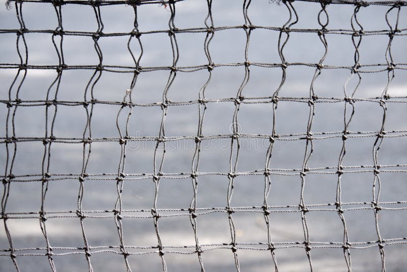 Selective Focus Nylon Grid Net Sunlight Blurred Concrete Background ...