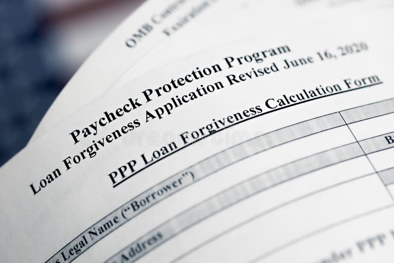 Selective Focus Photo of Paycheck Protection Program Loan Forgiveness ...