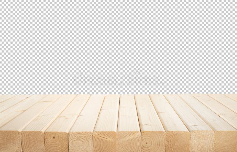 Selective Focus.Pine Wood Table Top with Clipping Path Stock Image ...