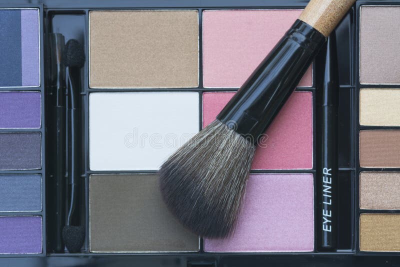 Selective Focus on Professional Makeup Cheek Brush Stock Image - Image ...