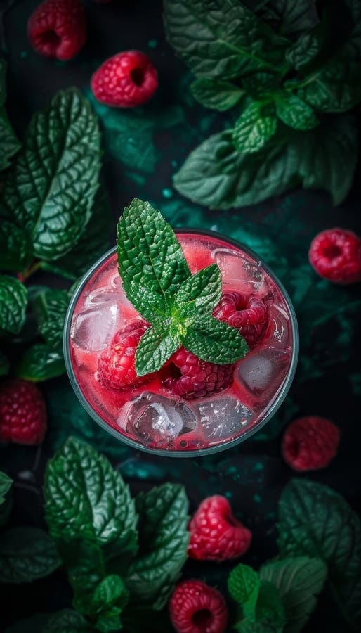 Selective Focus Raspberry Smoothie Detox Diet for Vegetarians, Healthy ...