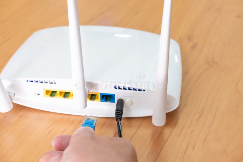 Socket the router stock photo. Image of internet, isdn - 39442928