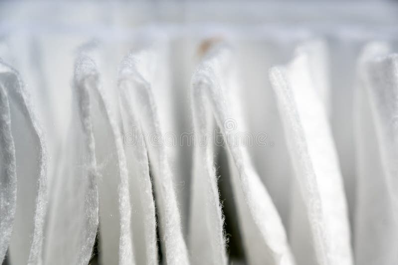 Selective Focus on Section of a New White and Clean Residential Air ...