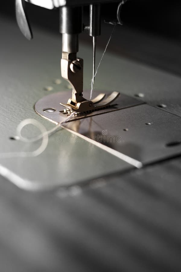 Selective Focus Sewing Machine Color Tone Stock Photo - Image of ...
