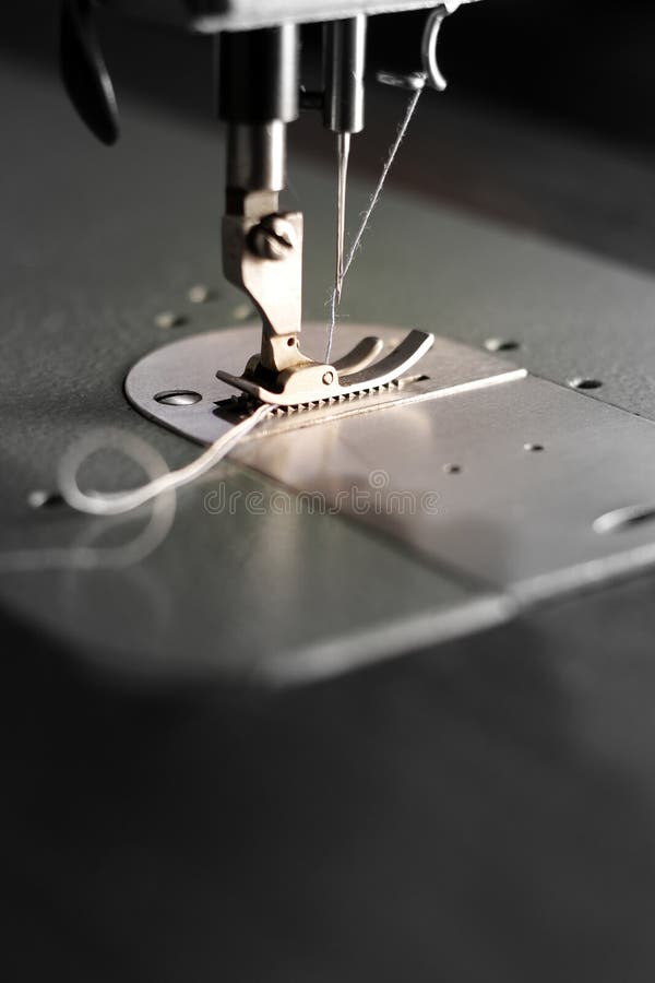 Selective Focus Sewing Machine Color Tone Stock Image - Image of ...