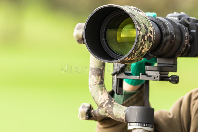 Selective Focus Shot of Camera Observation for the Performance of Work ...