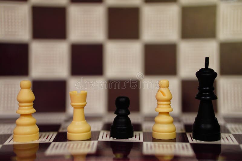 Selective Focus Shot of Chess Pieces on a Chessboard Stock Photo ...