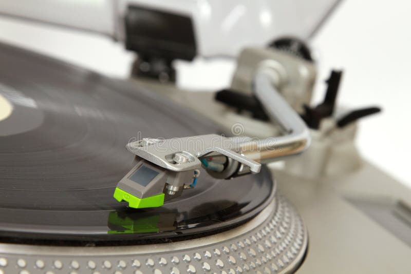 Selective Focus Shot of Direct Drive Record Player Stock Image - Image ...