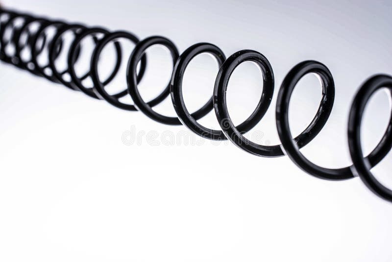 Black coil with wire. stock illustration. Illustration of curve - 67209837