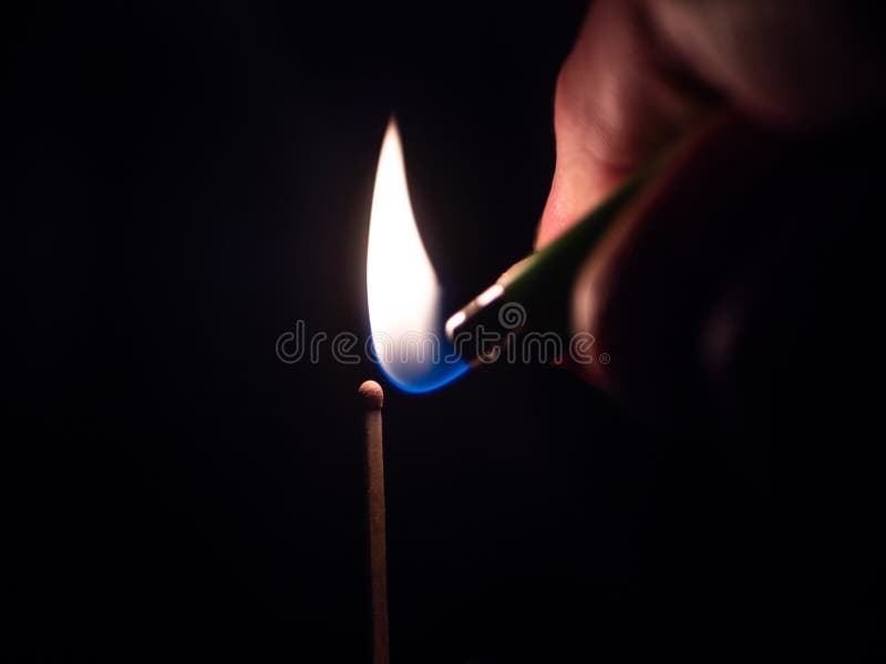 Match Lighting Up stock photo. Image of fire, match, strike - 5659486