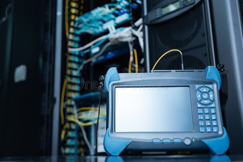 Modern Electronic Equipment In Computer Service Center Stock Photo ...