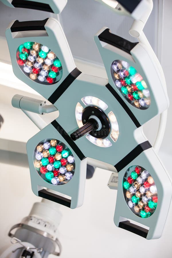 Selective Focus Surgical Lighting in Operating Room Stock Image - Image ...