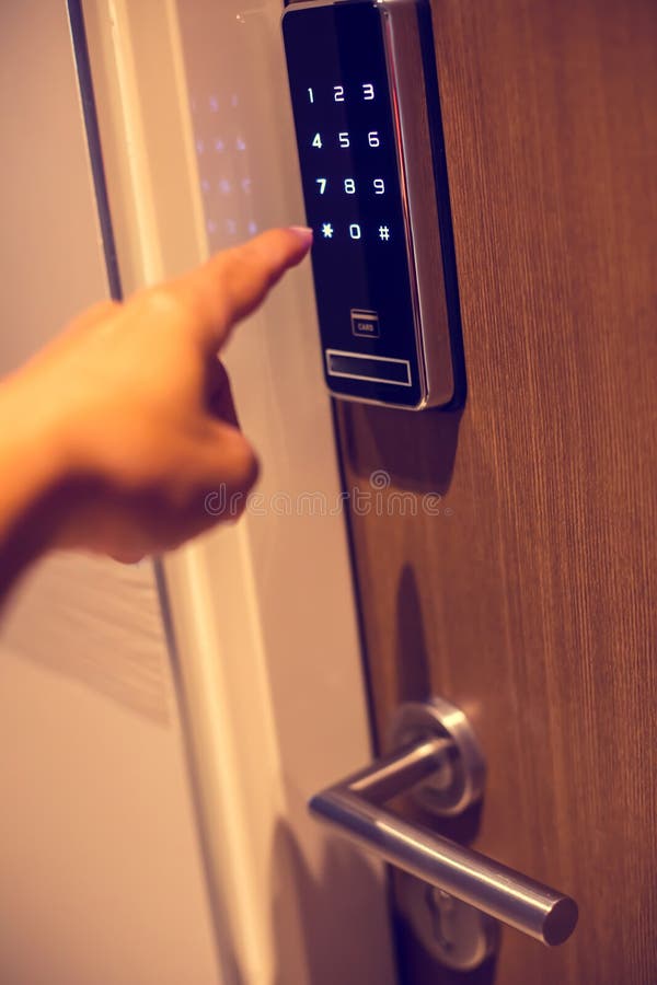 Selective Focus To Access Code on the Digital Door Lock System by ...