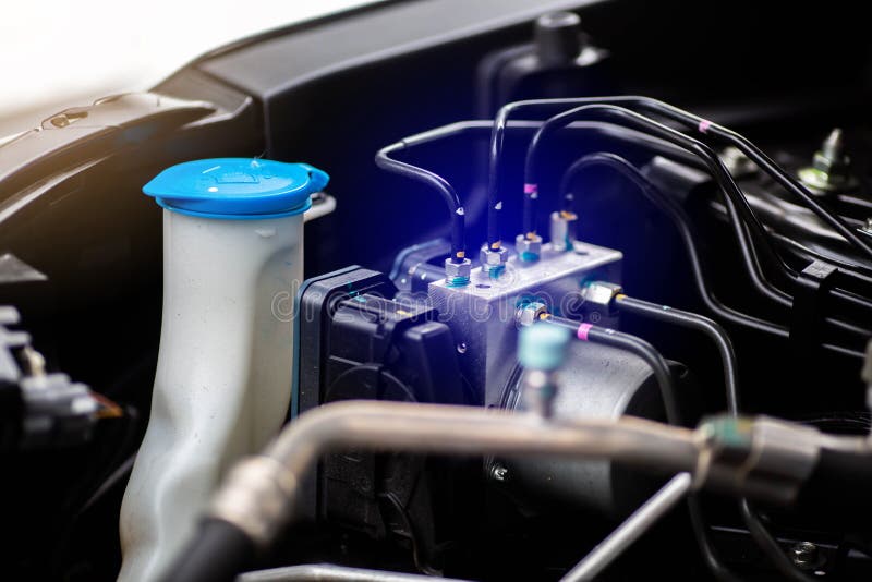 Selective Focus To Fuel Supply Control Unit Stock Photo - Image of ...